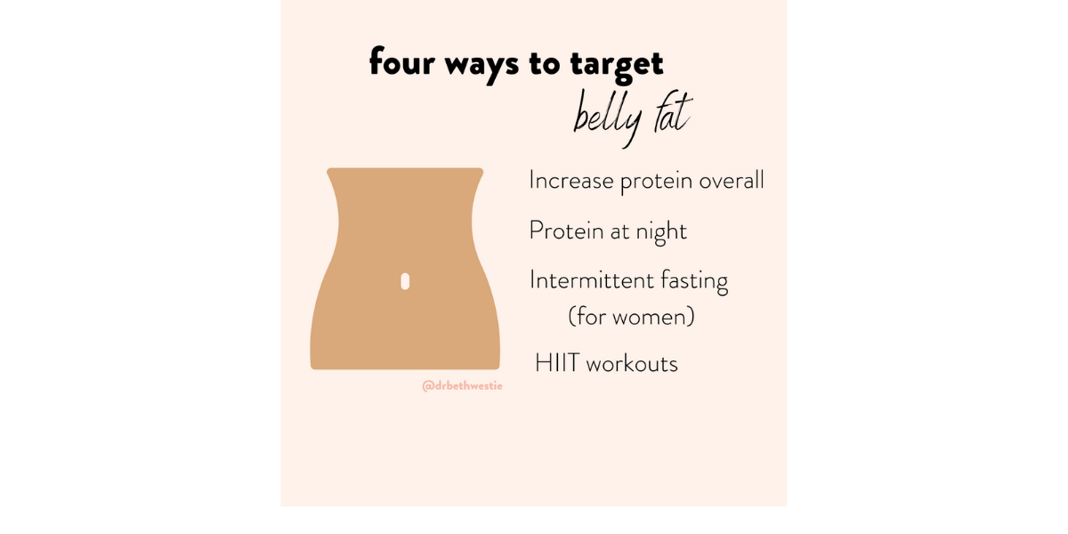 4 Ways to Target Belly Fat - Dr. Beth Westie 4 Ways to Target Belly Fat - Dr. Beth Westie